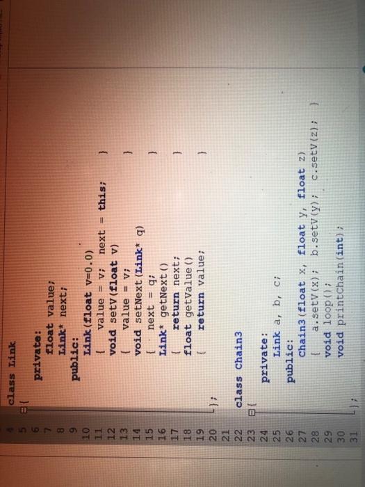 Solved B) The member function 1 oop must confugure the I. | Chegg.com