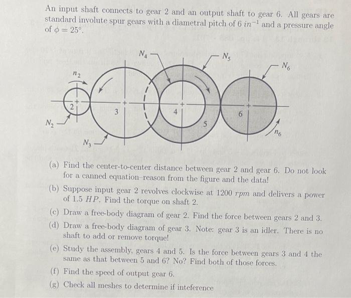 Solved The table below gives tooth counts for the gear train | Chegg.com