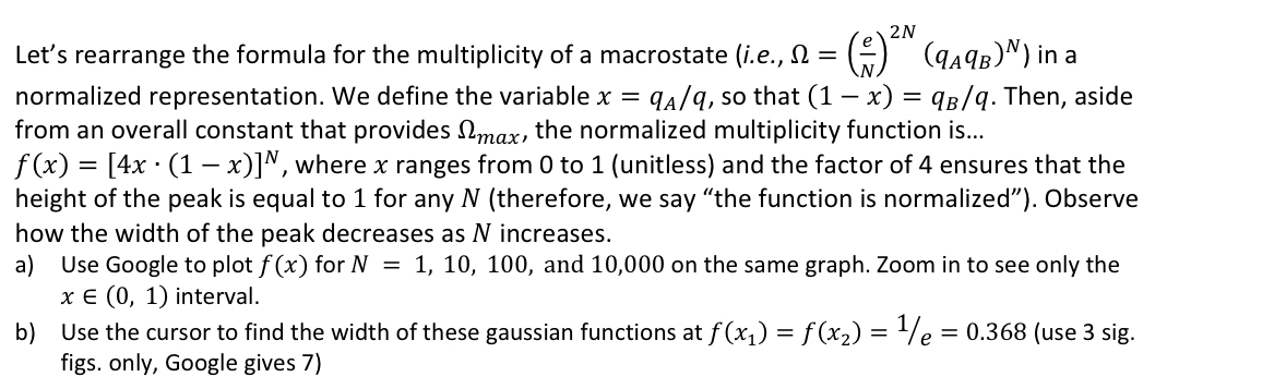 Solved Let's rearrange the formula for the multiplicity of a | Chegg.com