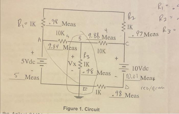Solved For your lab report, using the measured values of the | Chegg.com