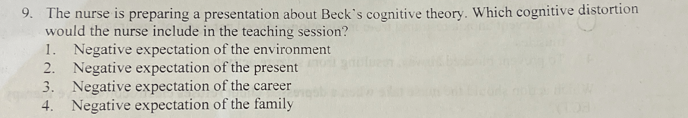 High Quality SOLUTION The nurse is preparing a presentation about Beck ...