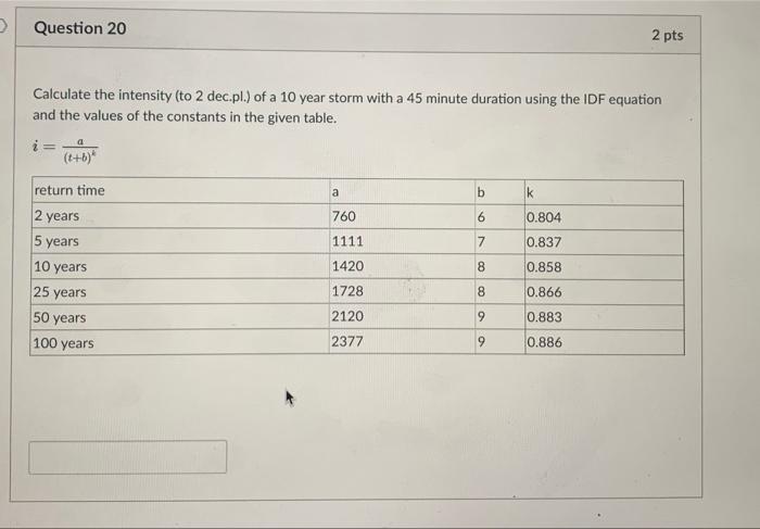 Solved Calculate the intensity (to 2 dec.pl.) of a 10 year | Chegg.com