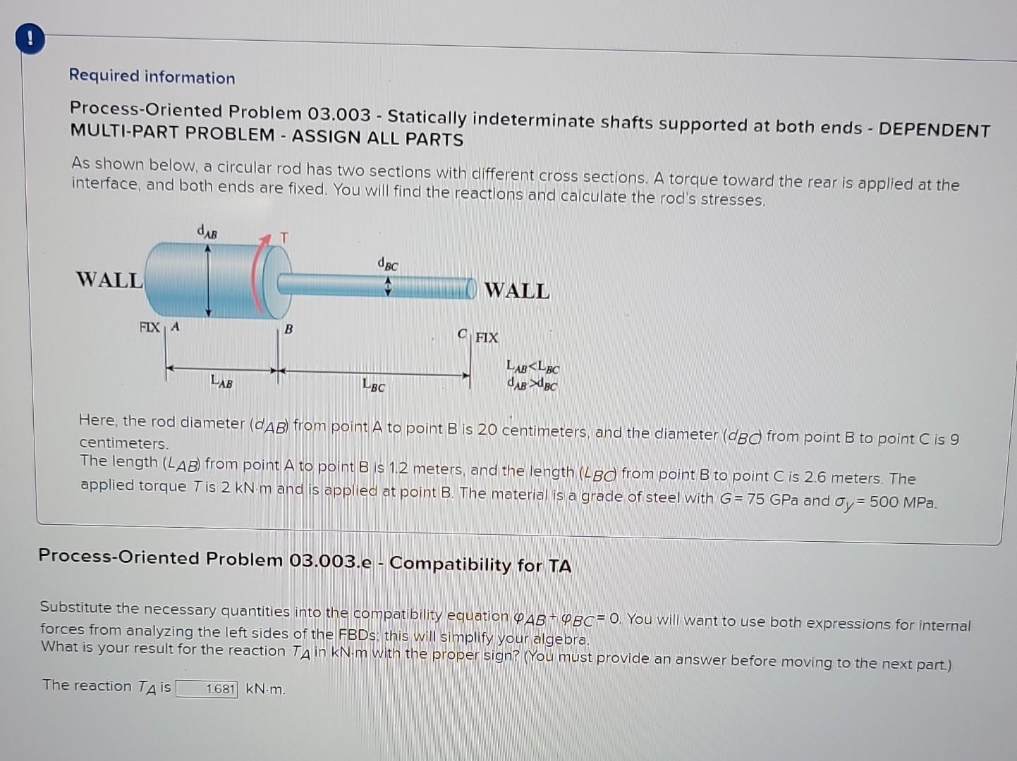 Solved Required information Process-Oriented Problem 03.003 | Chegg.com