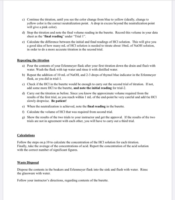 Experiment: Acids, Bases and Buffers Name Date Lab | Chegg.com