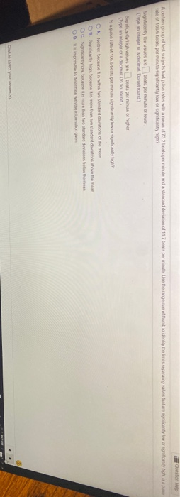 Solved Question Acesta group of suyosh puisies with a means | Chegg.com