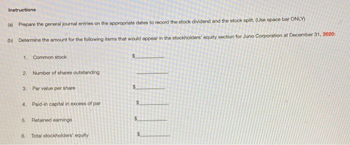 Solved Juno Corporation Juno Corporation's stockholders' | Chegg.com
