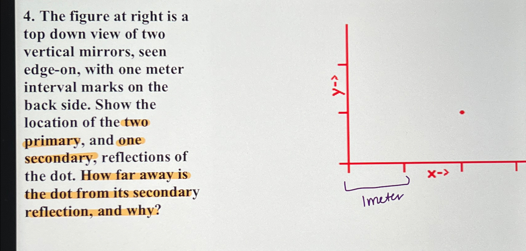 Solved The figure at right is a top down view of two | Chegg.com