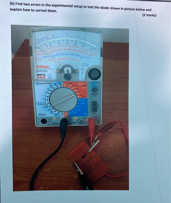 3. Look at the picture of transistor testing | Chegg.com