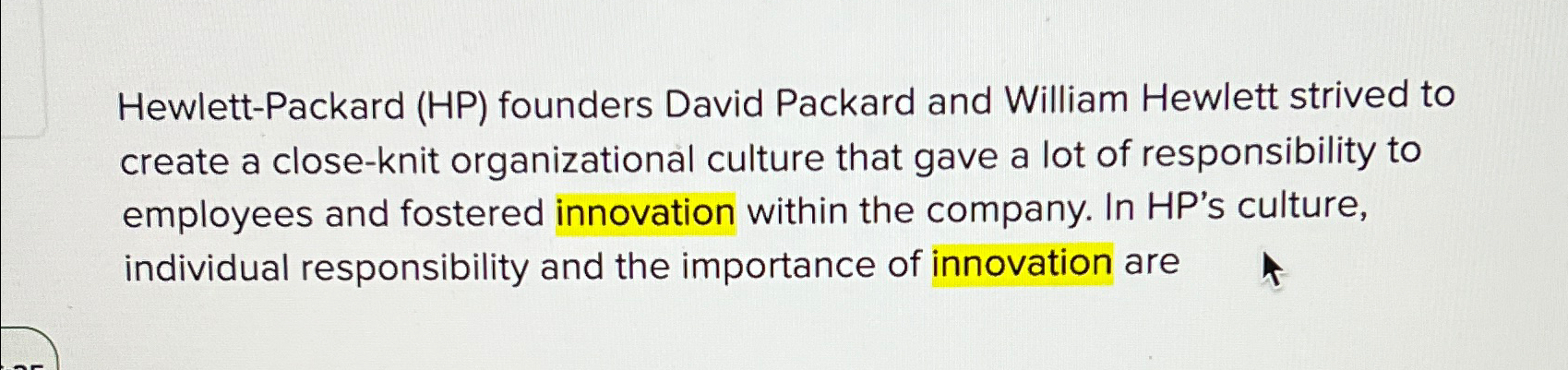 Solved Hewlett-Packard (HP) ﻿founders David Packard and | Chegg.com
