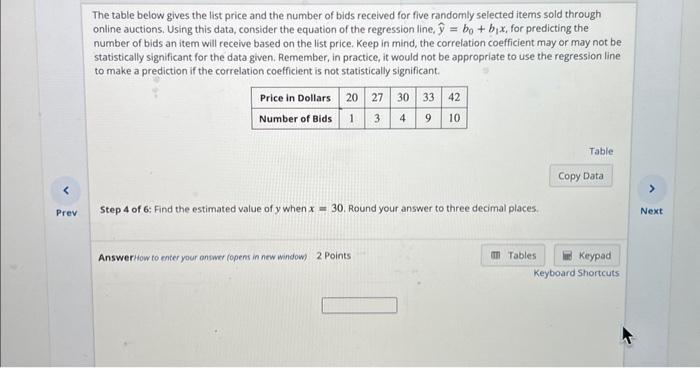 Solved The table below gives the list price and the number | Chegg.com