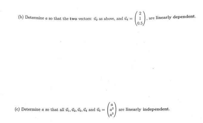 Solved 2. [6'] (a) Determine the value of a so that three | Chegg.com