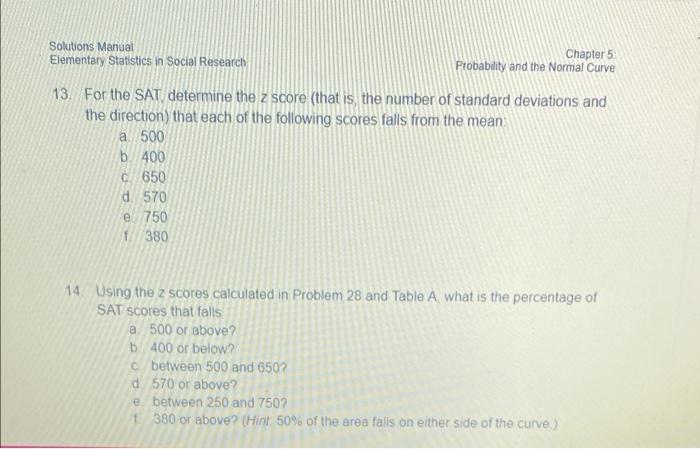 Solutions Manual Elementary Statistics in Social | Chegg.com