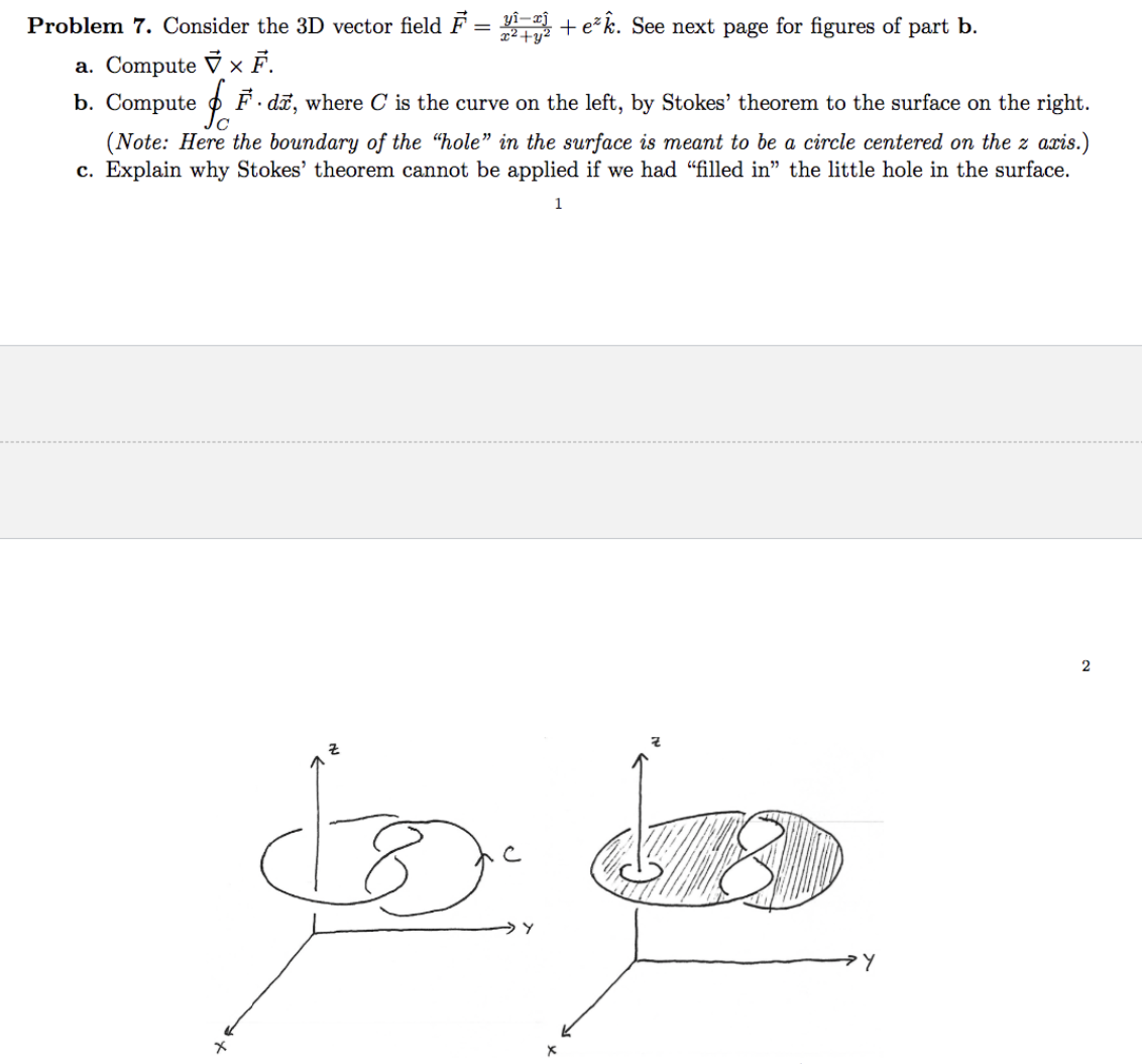 Solved Problem 7. ﻿Consider the 3D vector field | Chegg.com