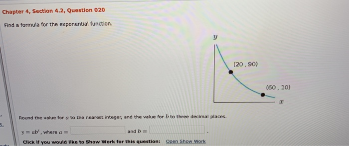 Solved Chapter 4, Section 4.1, Question 020 x] Incorrect . | Chegg.com