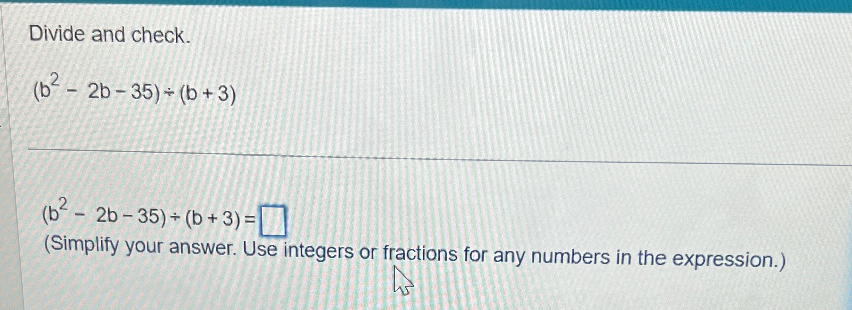 Solved Divide and | Chegg.com