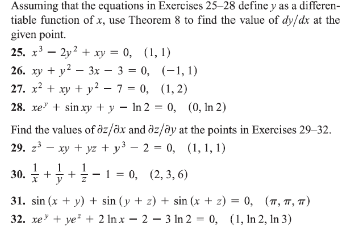 Solved Assuming that the equations in Exercises 25-28 | Chegg.com