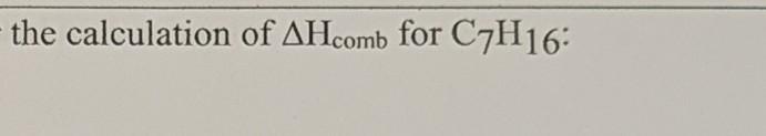 Solved Balanced chemical reaction: 1 C7H16(1) + 11 O2(g) →7 | Chegg.com