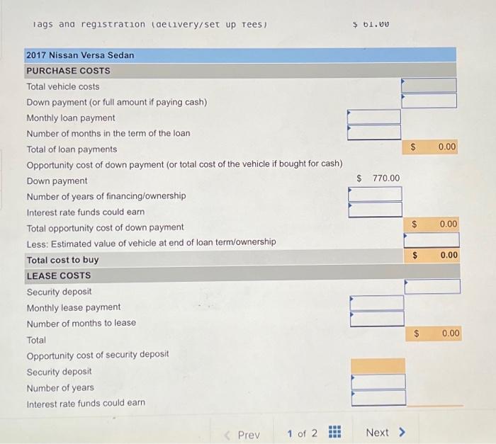 Solved lags ana registration (aelivery/set up tees)Complete | Chegg.com
