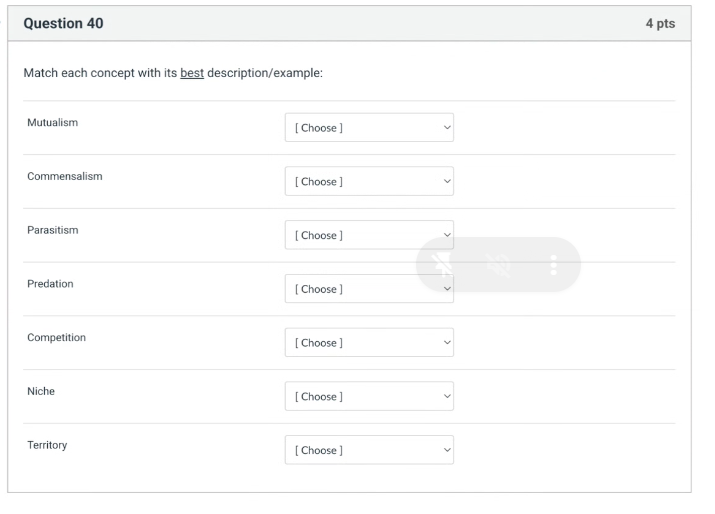 Solved Question 40Match each concept with its best | Chegg.com