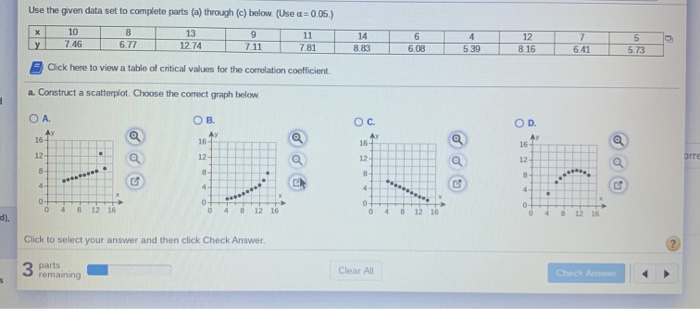 Solved Use the given data set to complete parts (a) through | Chegg.com