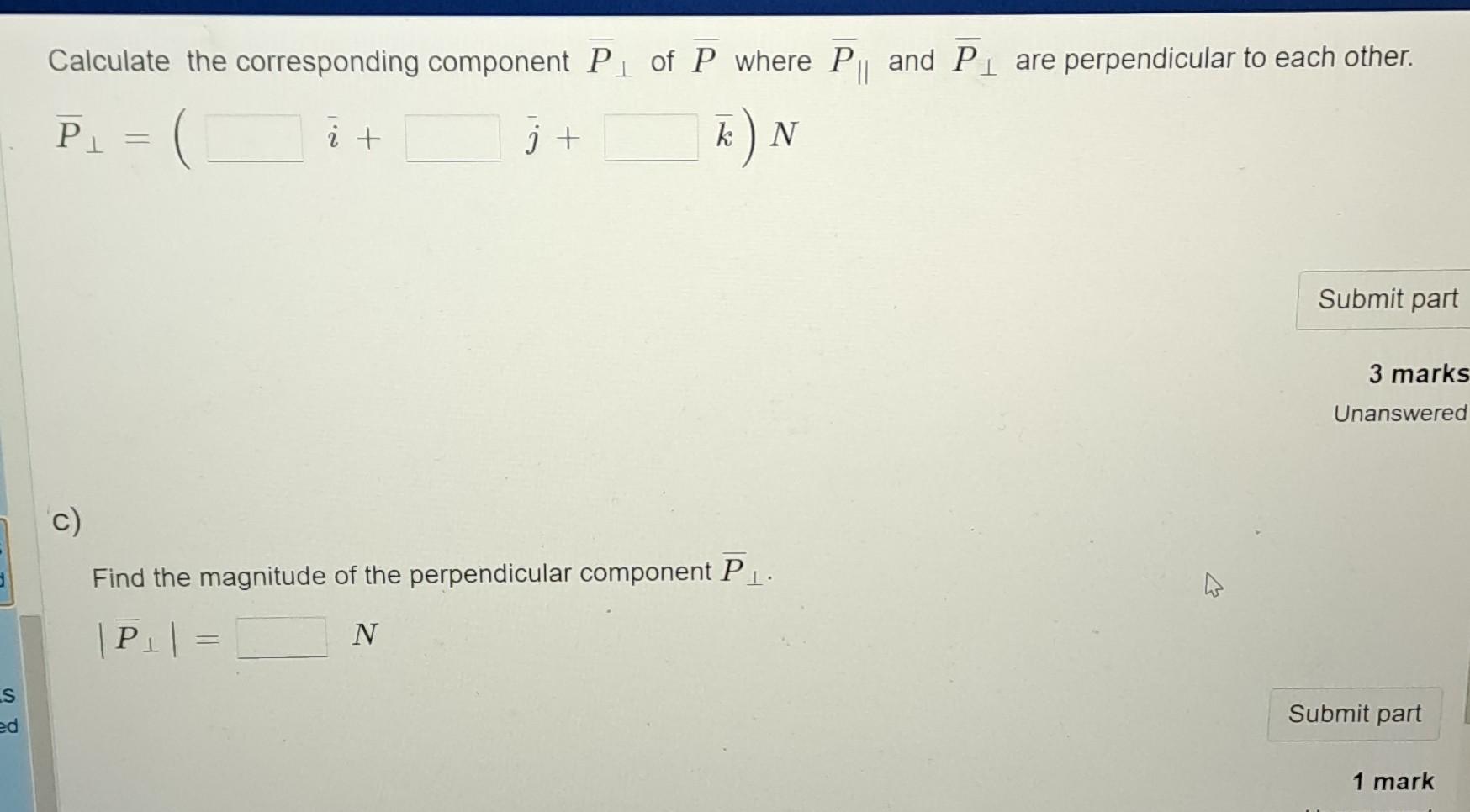 Solved Consider the vector \\( \\bar{P} \\) with \\( | Chegg.com