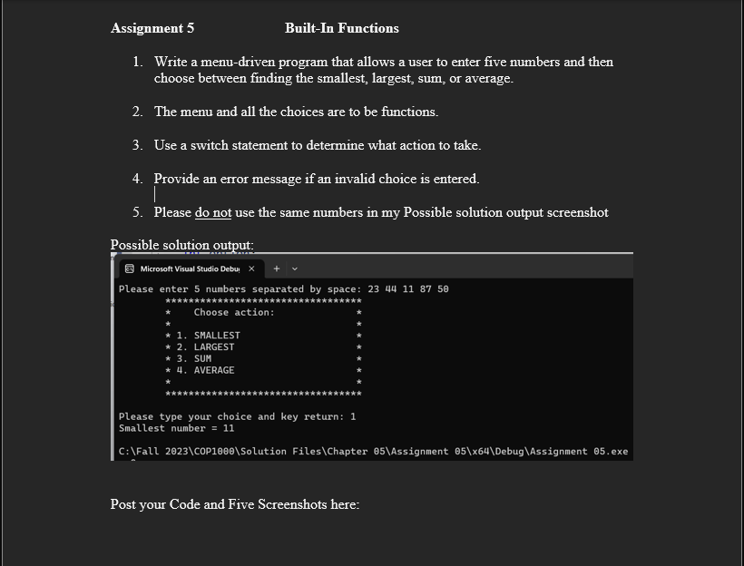Please make sure the code is in C++The code must | Chegg.com