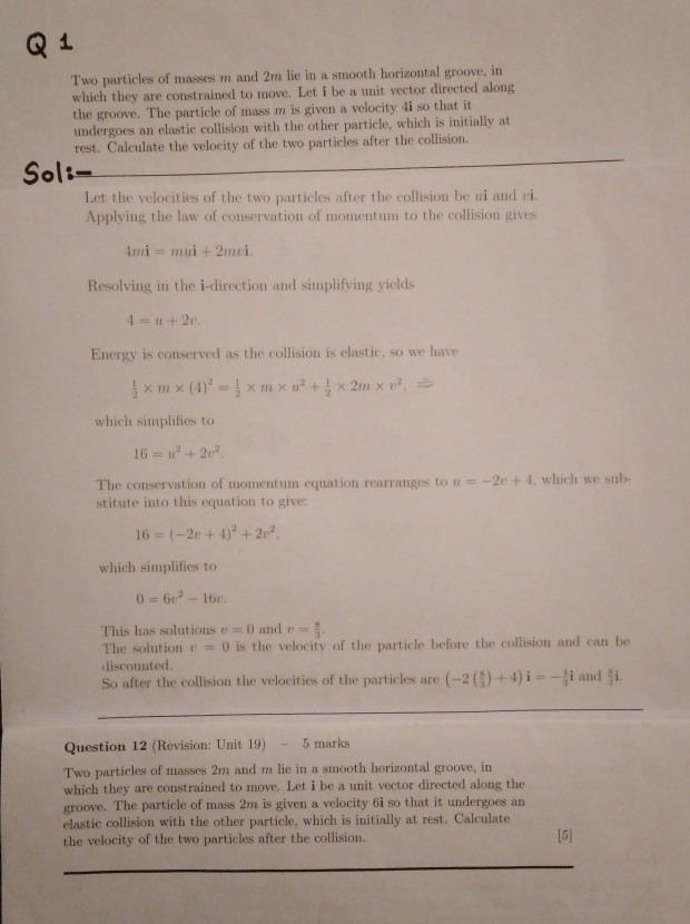 Solved here is the example question #1 and its solution is | Chegg.com