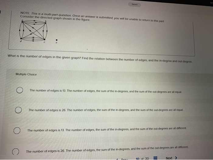 Solved NOTE This is a multi-part question. Once an answer is | Chegg.com