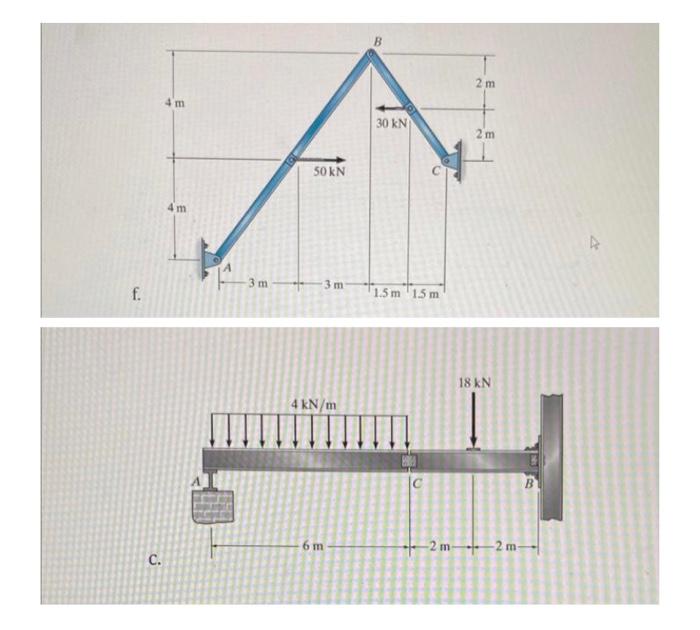 Solved determine the reactions on the following | Chegg.com