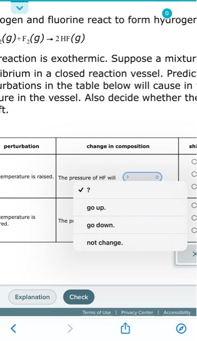 Solved Hydrogen and fluorine react to form hydrogen | Chegg.com