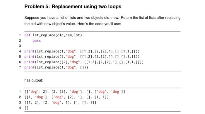 Solved Problem 5: Replacement using two loops Suppose you | Chegg.com
