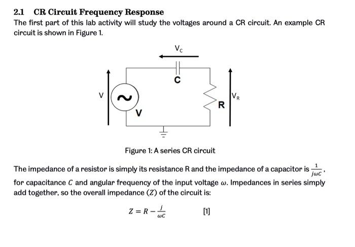 Solved 1.What is the magnitude of the impedance of an RC | Chegg.com