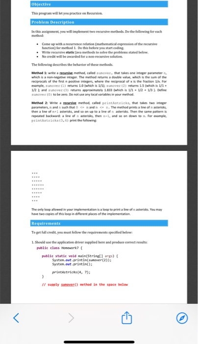 Solved Objective This program will let you practice on | Chegg.com