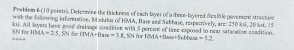 Solved Problem 6 (10 ﻿points). ﻿Determine the thickness of | Chegg.com