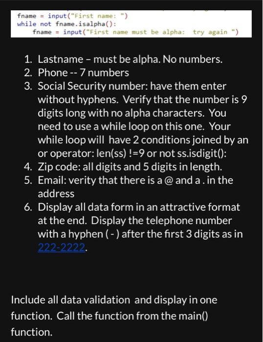Solved In this exercise, you will write a program that | Chegg.com