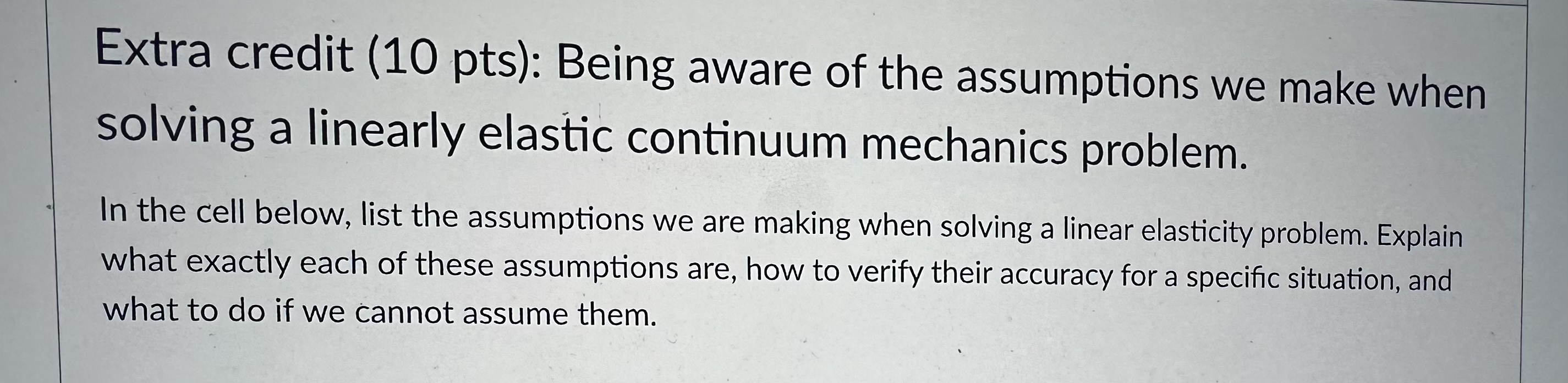 Solved Extra credit (10 ﻿pts): Being aware of the | Chegg.com
