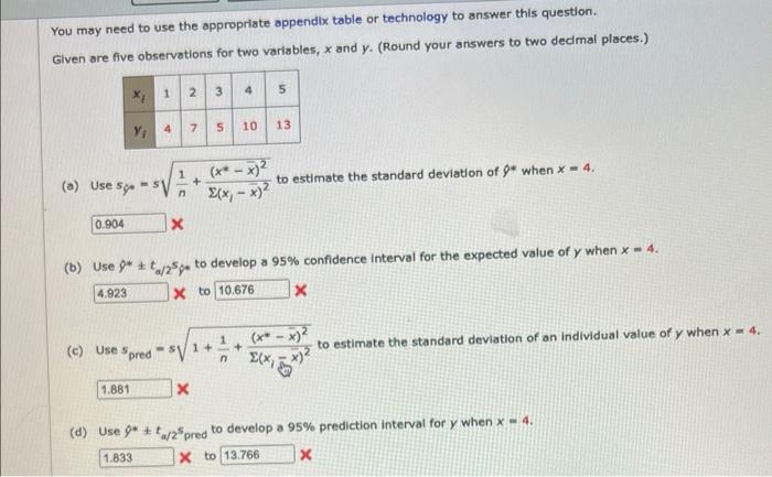 Solved You may need to use the appropriate appendix table or | Chegg.com