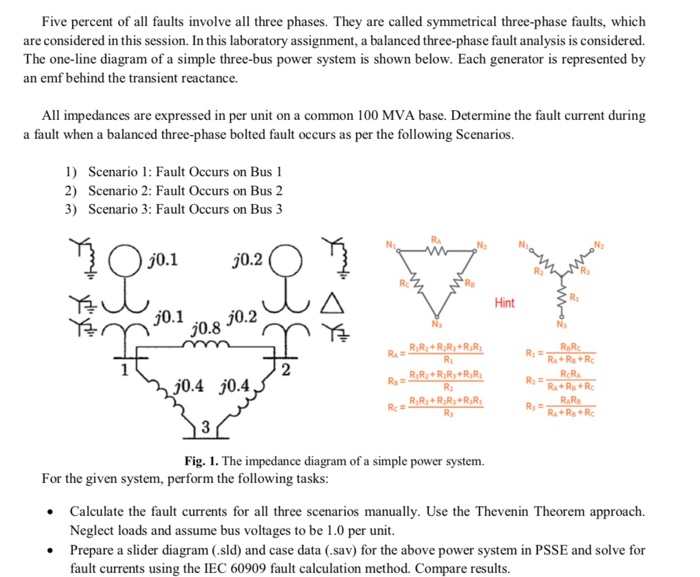 Solved Five percent of all faults involve all three phases. | Chegg.com