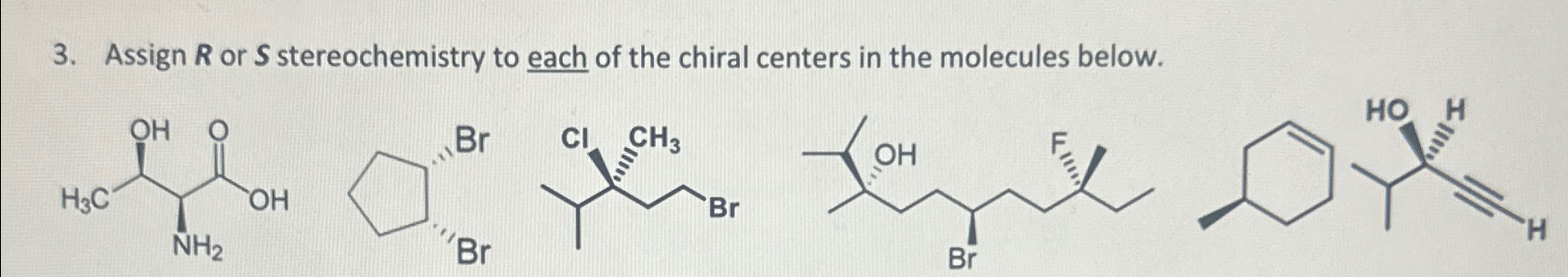 Solved Assign R ﻿or S ﻿stereochemistry to each of the chiral | Chegg.com