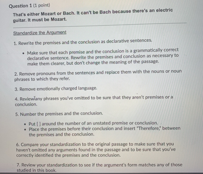 Standardizing & Evaluating Disjunctive Arguments The | Chegg.com