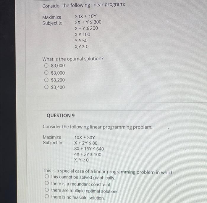 Solved Consider the following linear program: Maximize | Chegg.com
