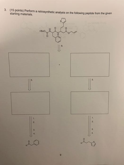 Solved 3. (15 points) Perform a retrosynthetic analysis on | Chegg.com Solved 3. (15 points) Perform a retrosynthetic analysis on | Chegg.com
