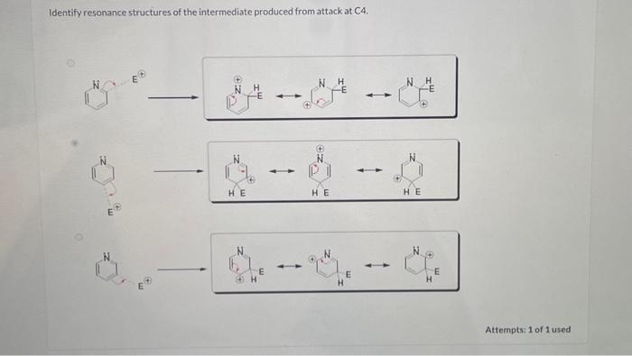Solved Pyridine undergoes electrophilic aromatic | Chegg.com