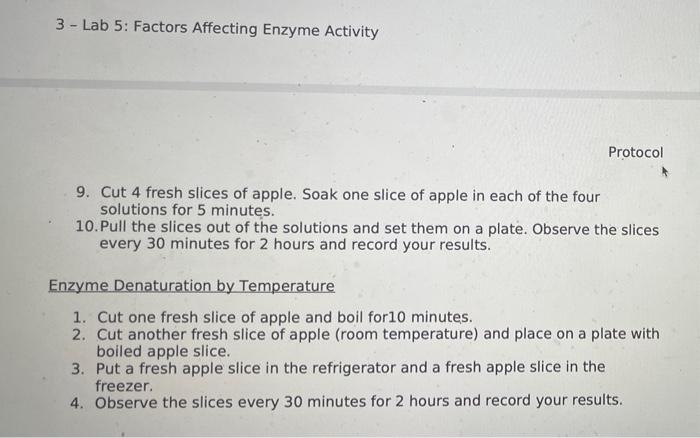 Solved Automatic Zoom View as Te ENZYME ACTIVITY PART B 2- | Chegg.com