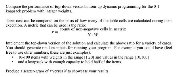 Solved Compare the performance of top-down versus bottom-up | Chegg.com