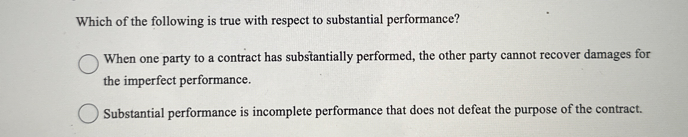 Solved Which of the following is true with respect to | Chegg.com
