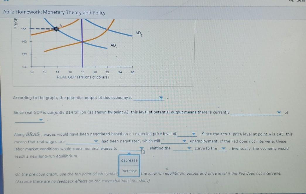 Solved Aplia Homework: Monetary Theory and Policy 3. | Chegg.com