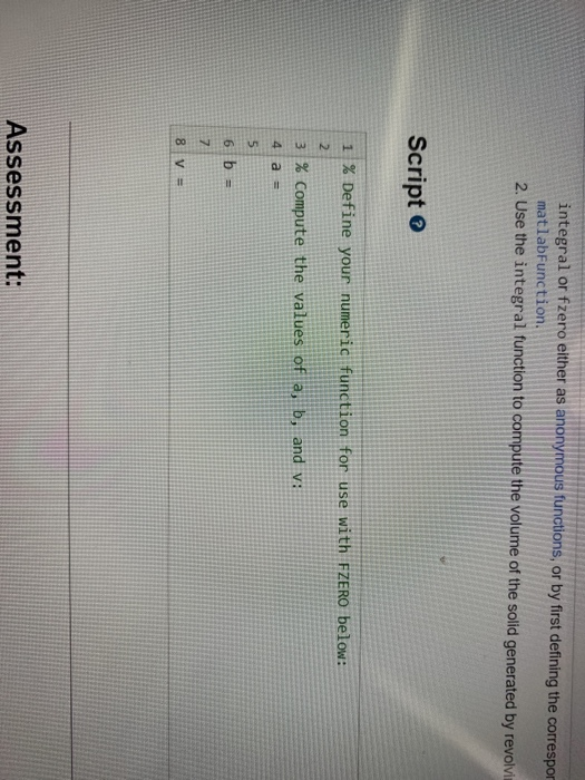 Matlab 2 e of a Solid of Revolution Using Cylindrical | Chegg.com