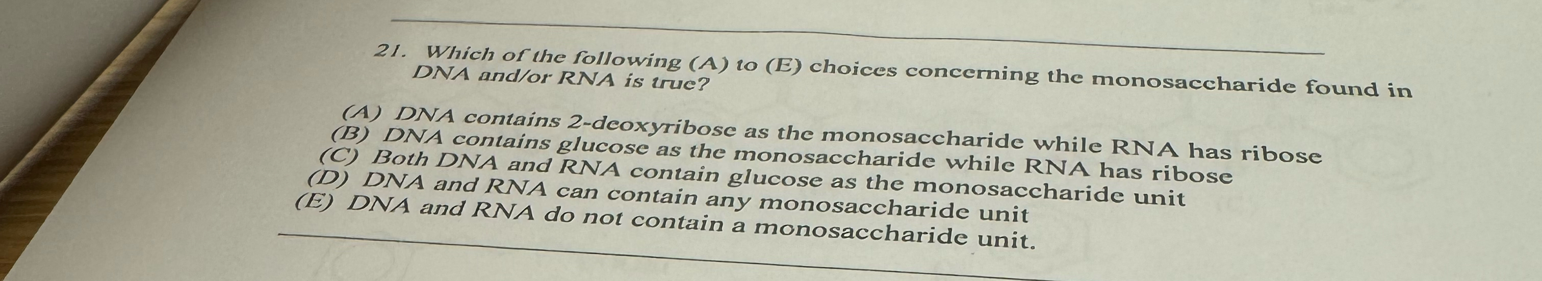 Solved Which of the following (A) 20(E) ﻿choices concerning | Chegg.com