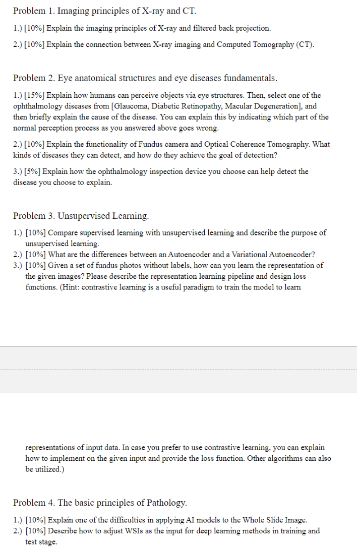 Solved Problem 2. ﻿Eye anatomical structures and eye | Chegg.com